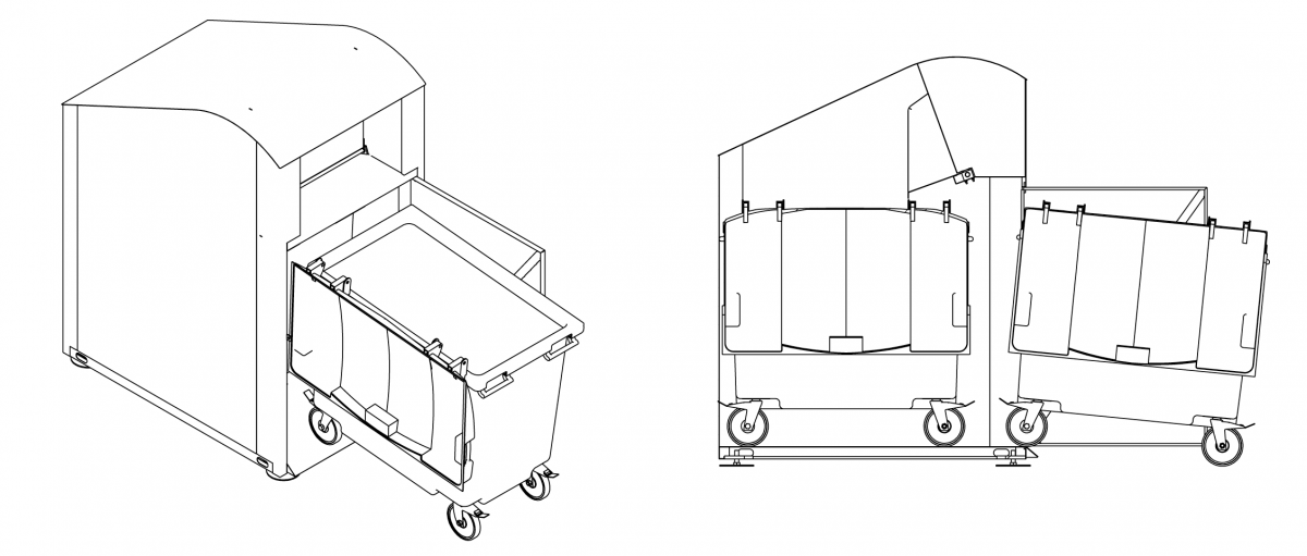 E-waste container - Inesta