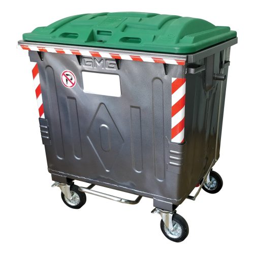 Steel Wheelie Waste Bins (GI 1100) - Inesta